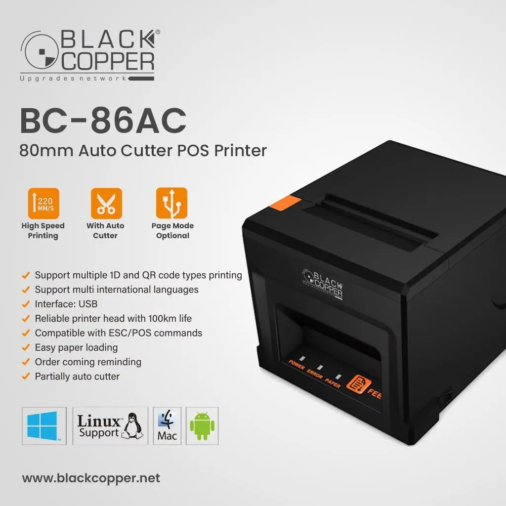 Thermal printer Blackcopper BC-86AC | Price In Pakistan – DOT COMPUTERS